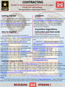 Medical Infrastructure Contracting with USACE - Charlottesville ...