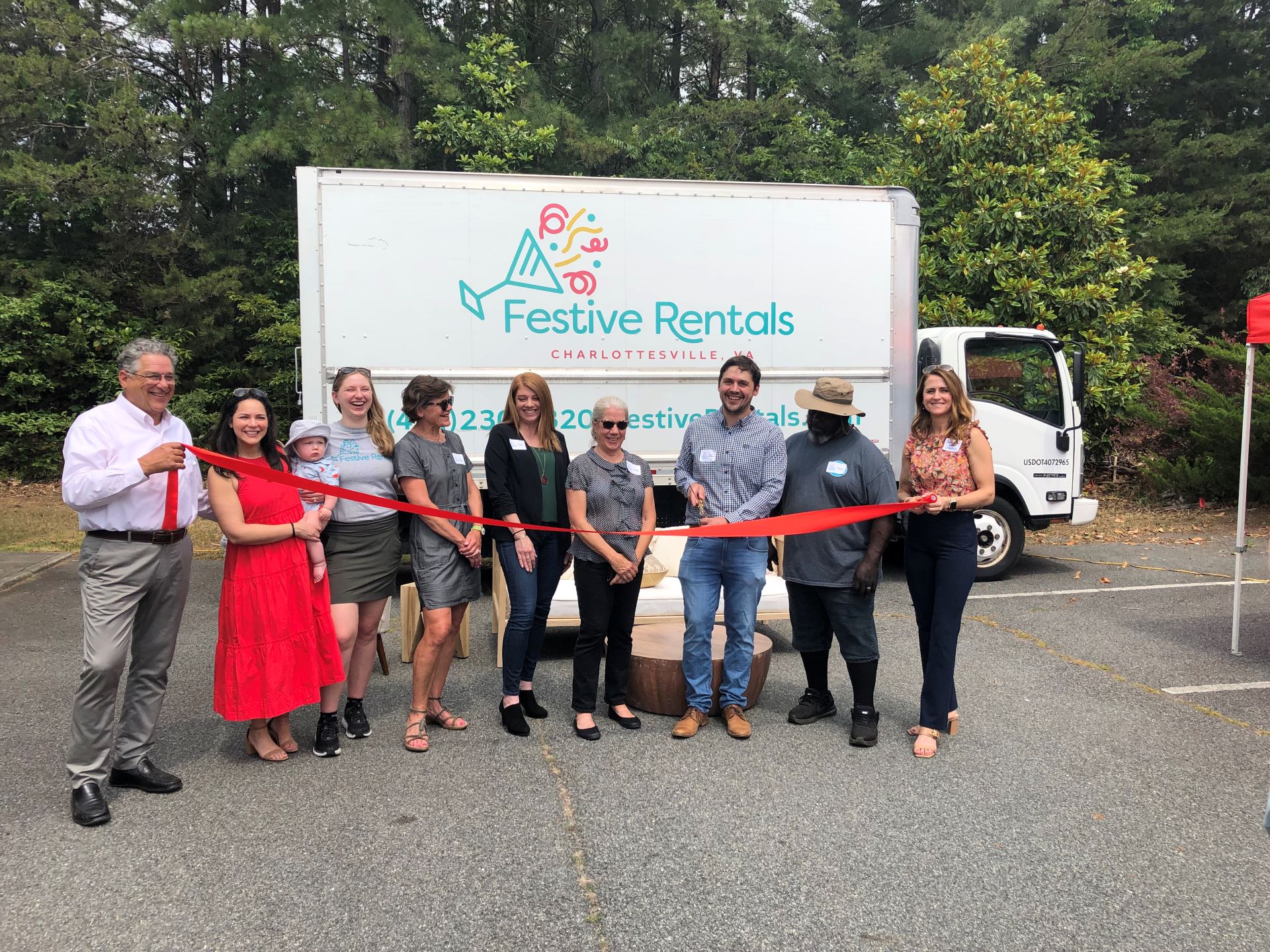 Festive Rentals Grand Opening Charlottesville Regional Chamber Of Commerce