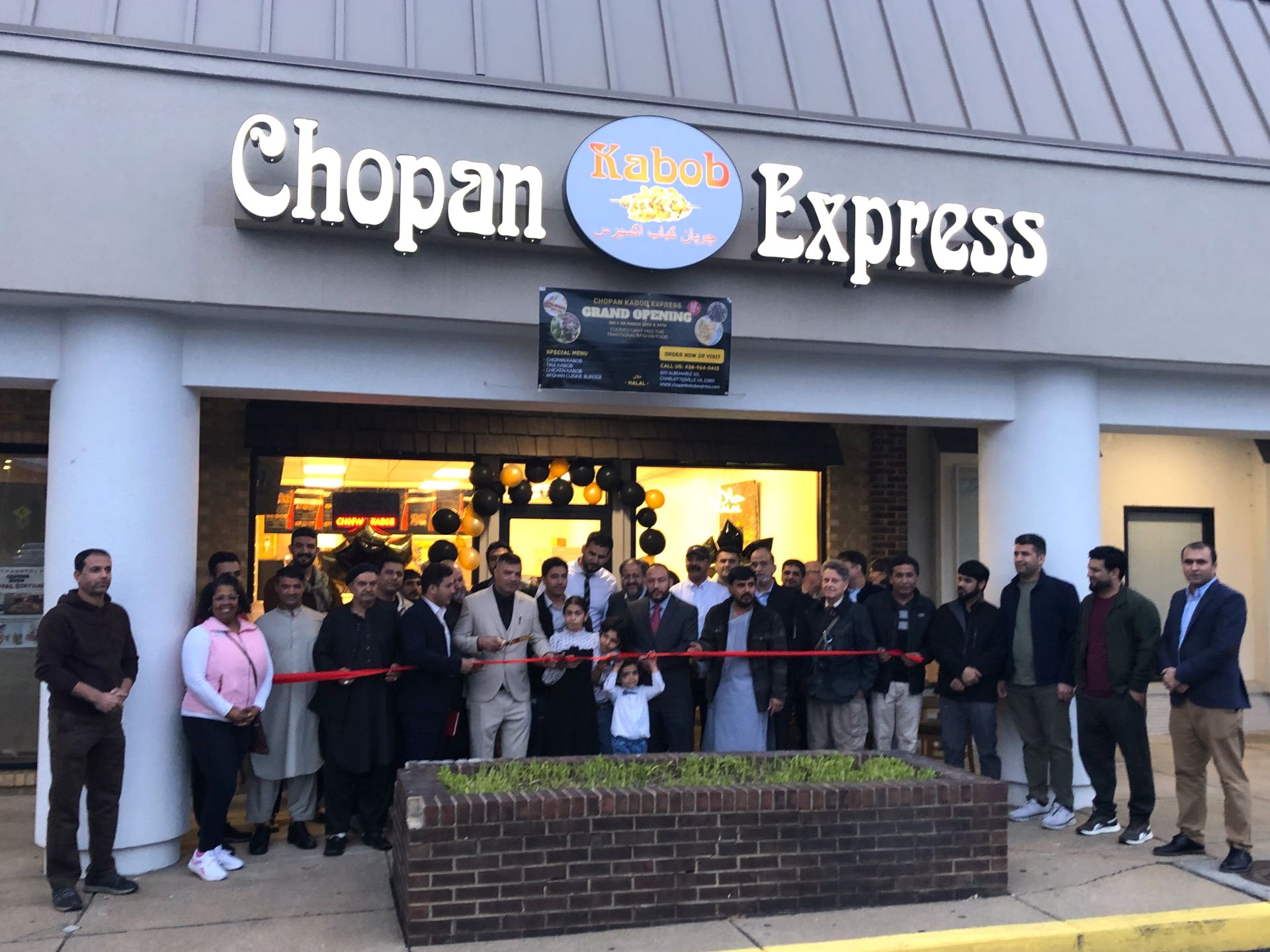 Ribbon Cutting at Chopan Kabob Express - Charlottesville Regional ...