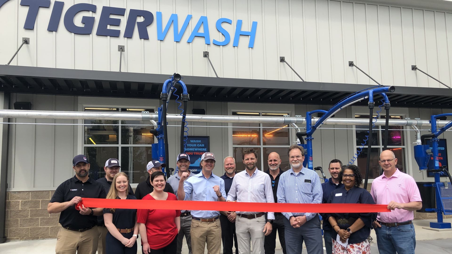 Tiger Wash Ribbon Cutting at Long Street - Charlottesville Regional ...