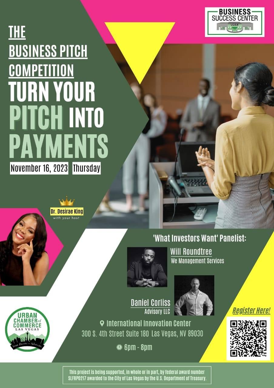 Business Pitch Competition - Urban Chamber of Commerce