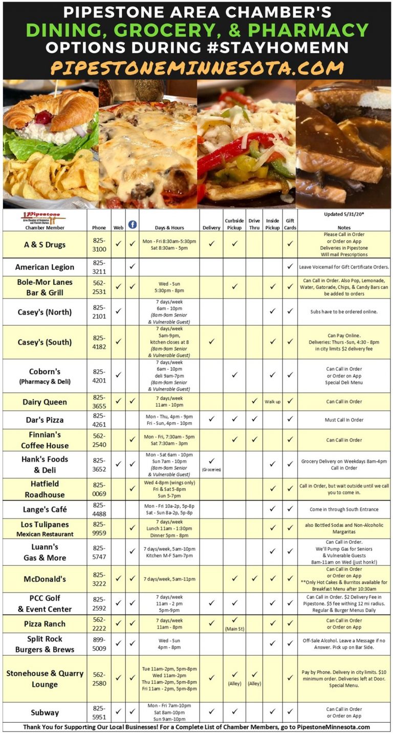 Home - Pipestone Chamber of Commerce & Visitor's Bureau