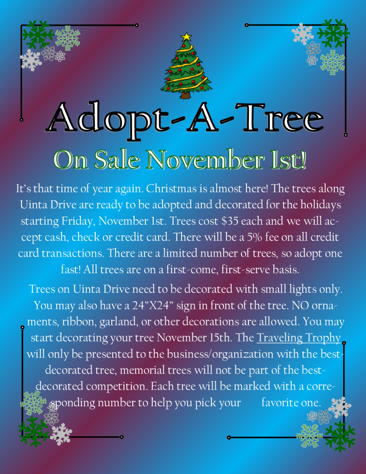 Adopt a Tree – Green River Chamber of Commerce