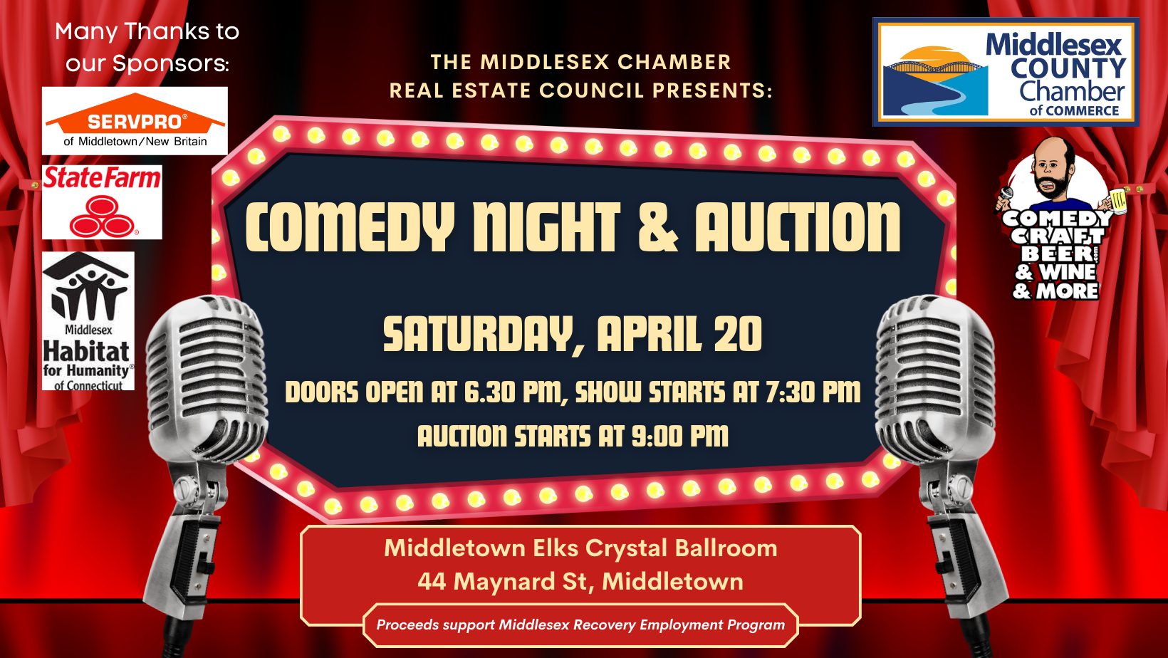 Comedy Night & Auction - Middlesex County Chamber of Commerce