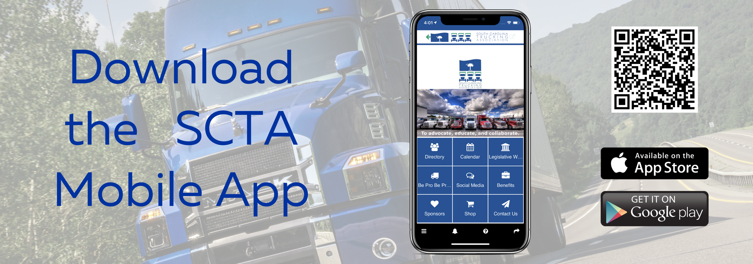 SCTA Mobile App - South Carolina Trucking Association