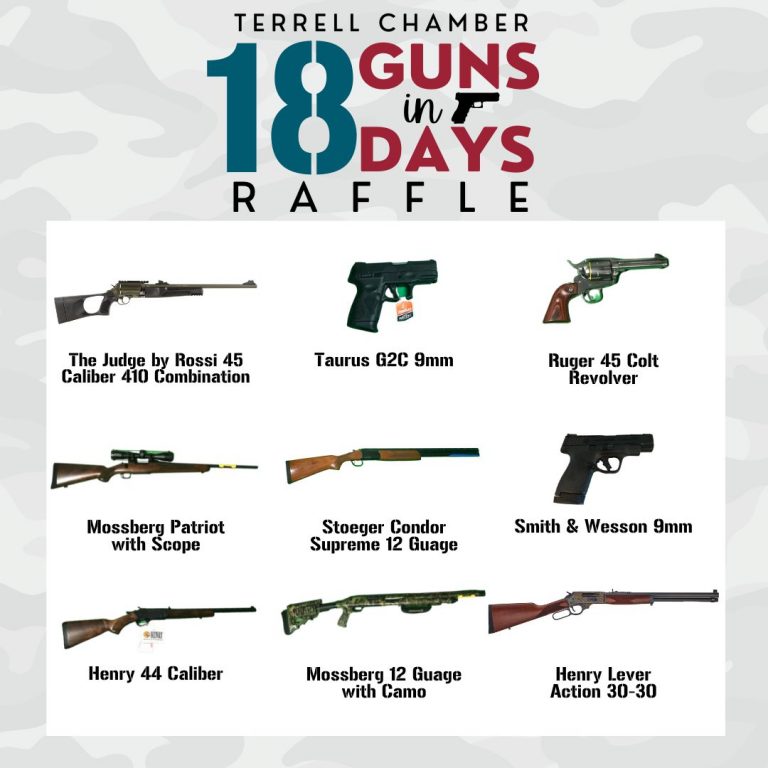 Gun Raffle - Terrell Chamber of Commerce