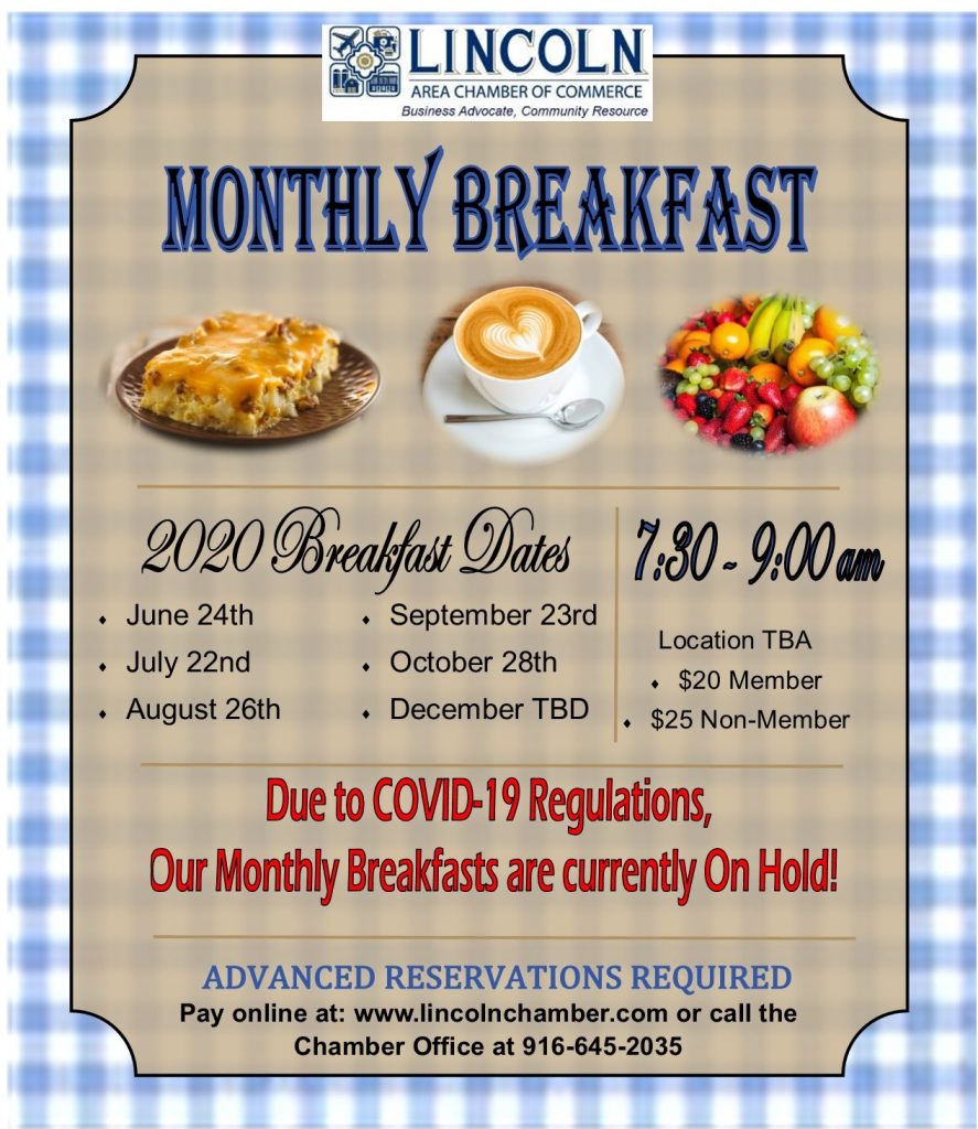 Monthly Breakfast - Lincoln Area Chamber of Commerce