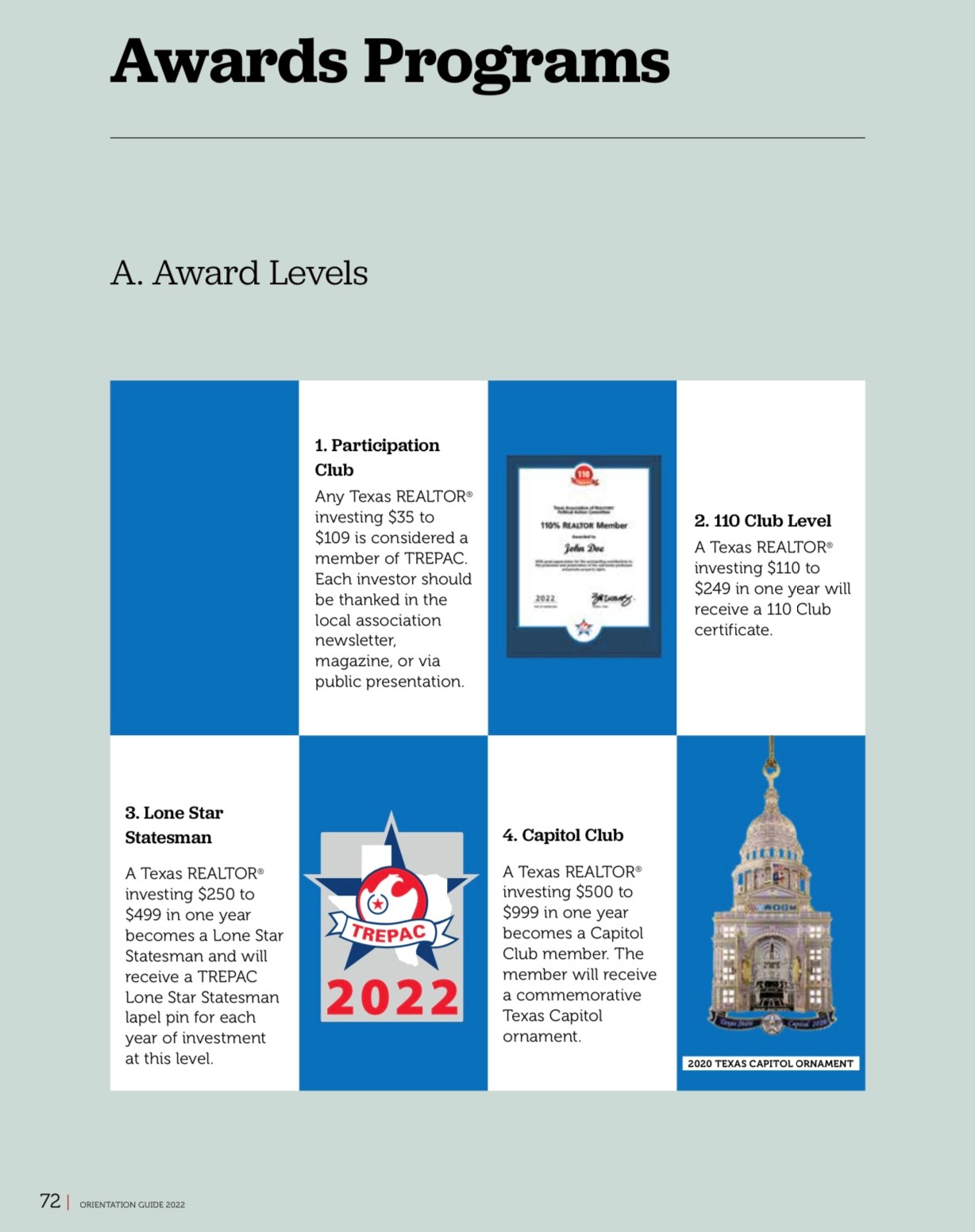 How is Each Level of TREPAC Investment Recognized? - Collin County Area ...