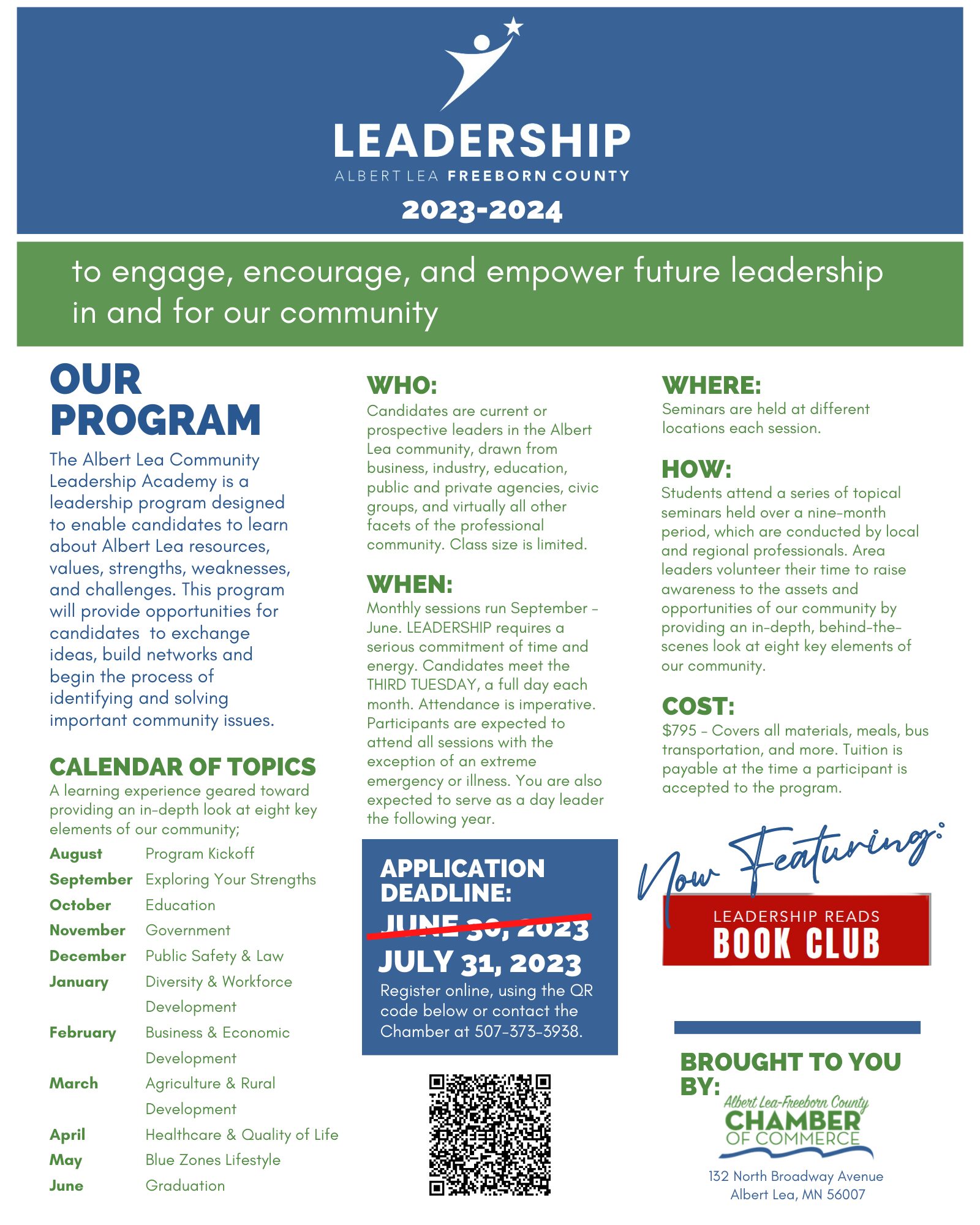 Leadership Program - Albert Lea-Freeborn County Chamber of Commerce