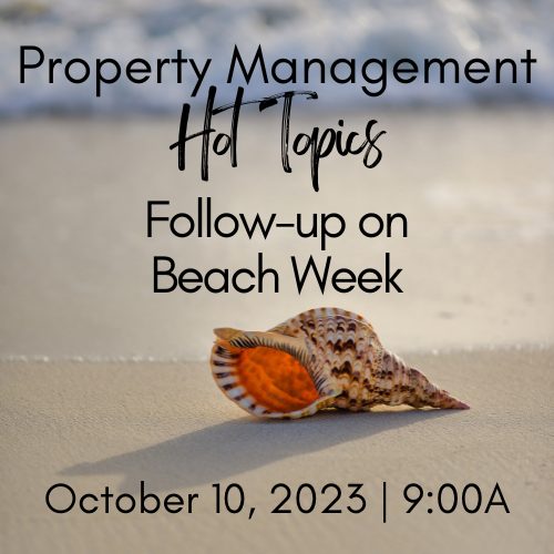 PM Hot Topic Meeting, "Follow-up on Beach Week" - Outer Banks ...