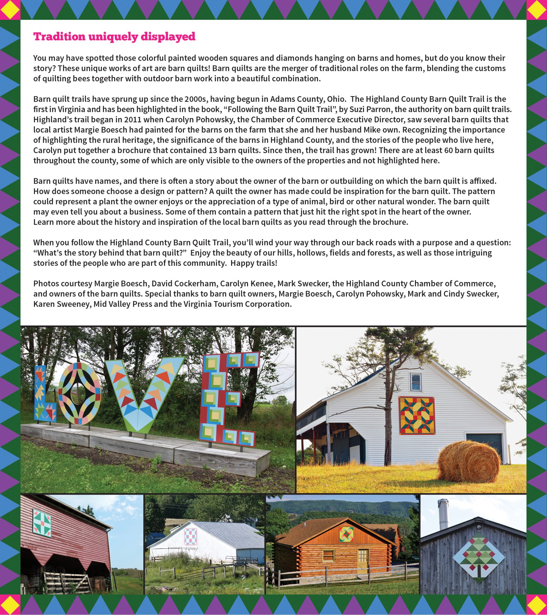 Barn Quilt Trail - Highland County Chamber of Commerce