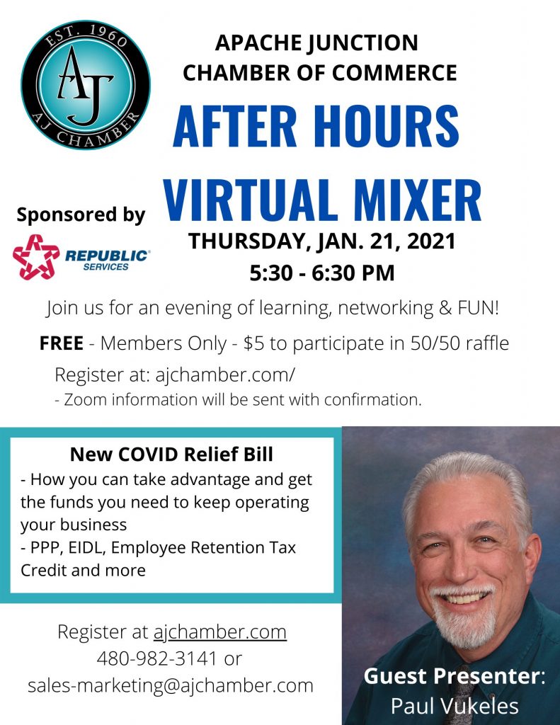 Monthly Mixers - Apache Junction Chamber of Commerce