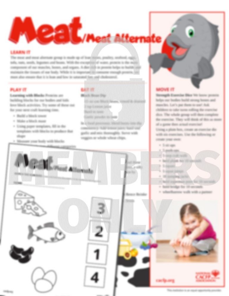 Activity Pages - National CACFP Sponsors Association