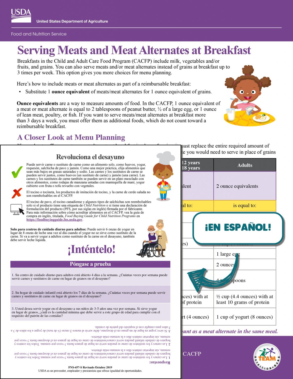 Meal Patterns - National CACFP Sponsors Association
