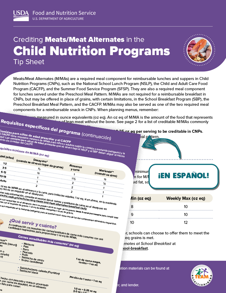 Meal Patterns - National CACFP Sponsors Association