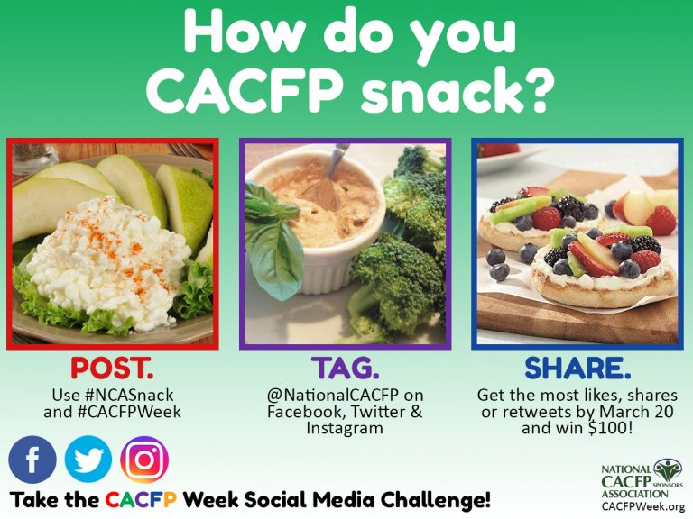 Take the CACFP Week Social Media Challenge - National CACFP Sponsors ...
