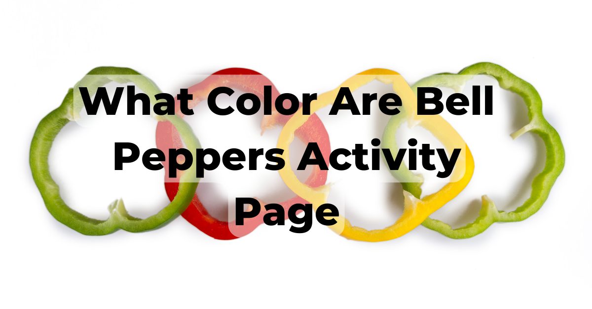 Member Resource: Bell Pepper Coloring Page