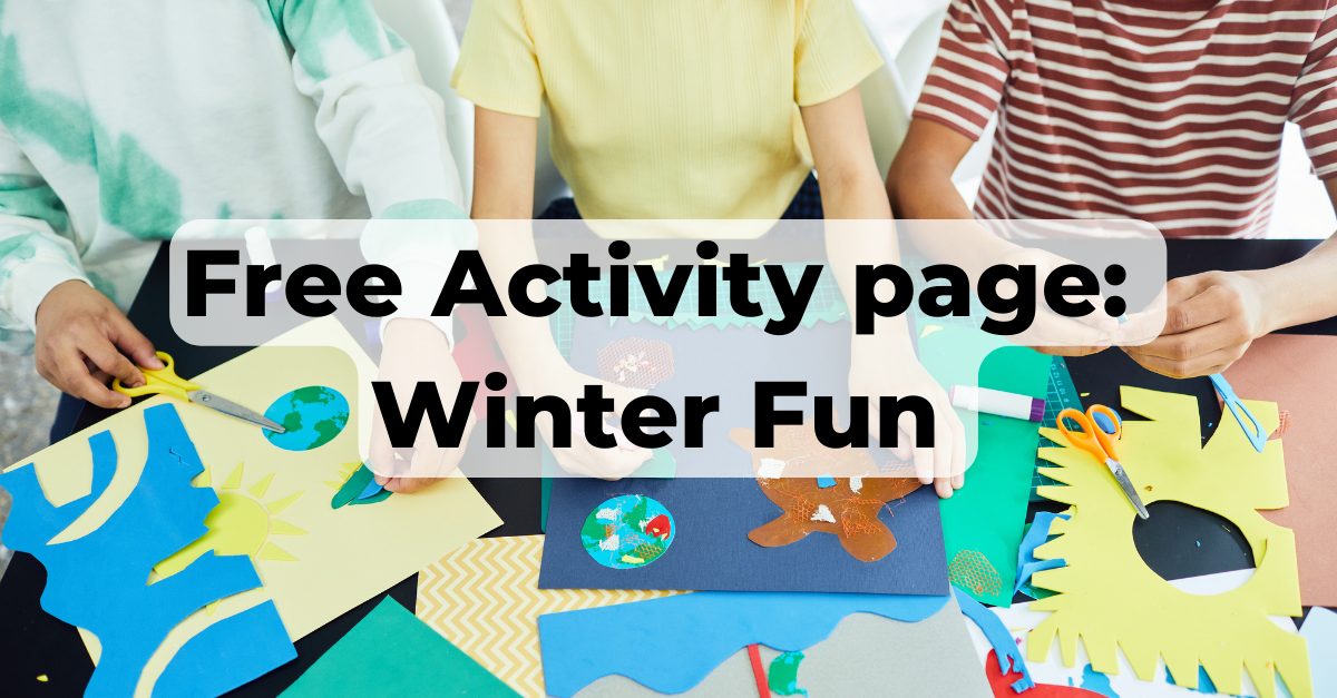Free Activity Page: Winter Fun