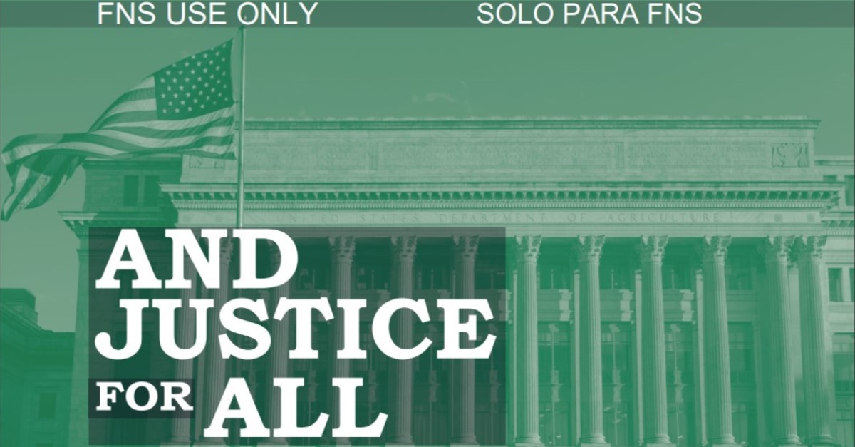 All Nutrition Assistance Programs Must Post the Nondiscrimination ...