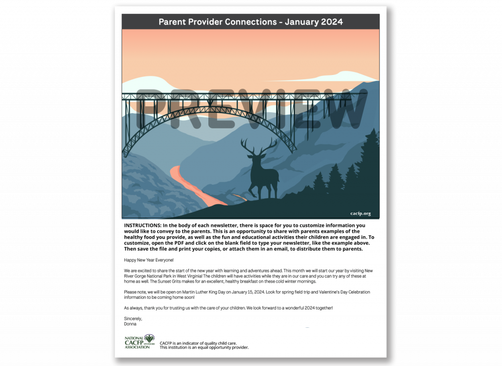 Training & Nutrition Calendar - National CACFP Sponsors Association