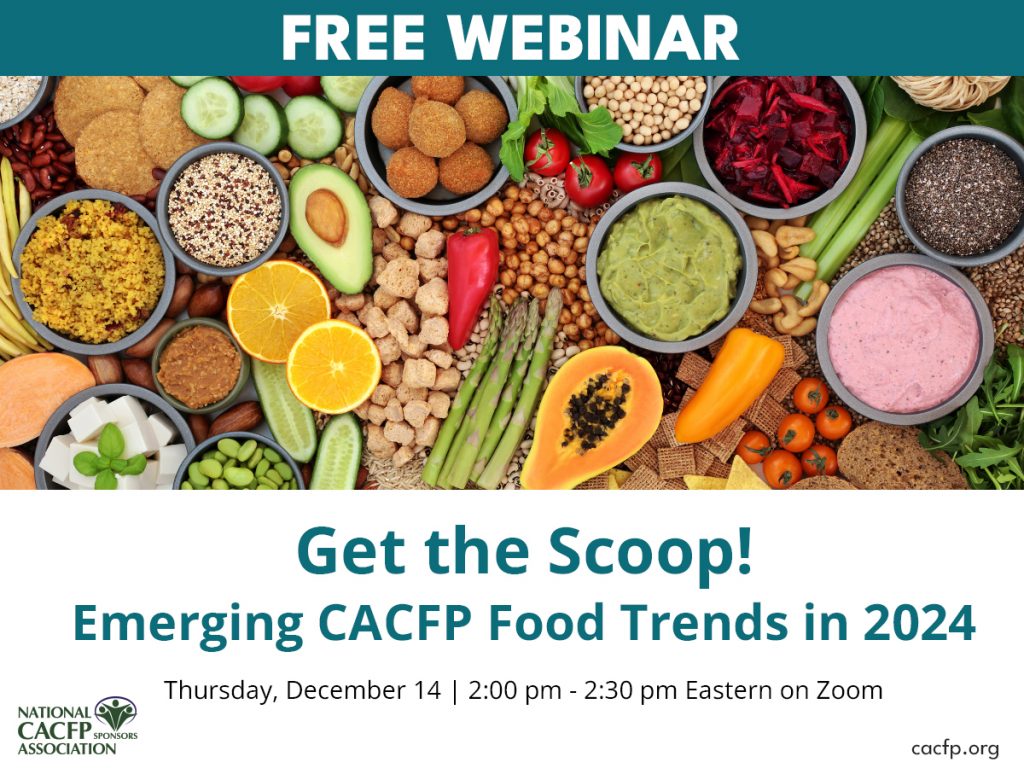 Upcoming Virtual Events - National CACFP Sponsors Association