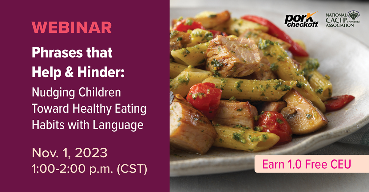 Webinar: Phrases that Help and Hinder - National CACFP Sponsors Association