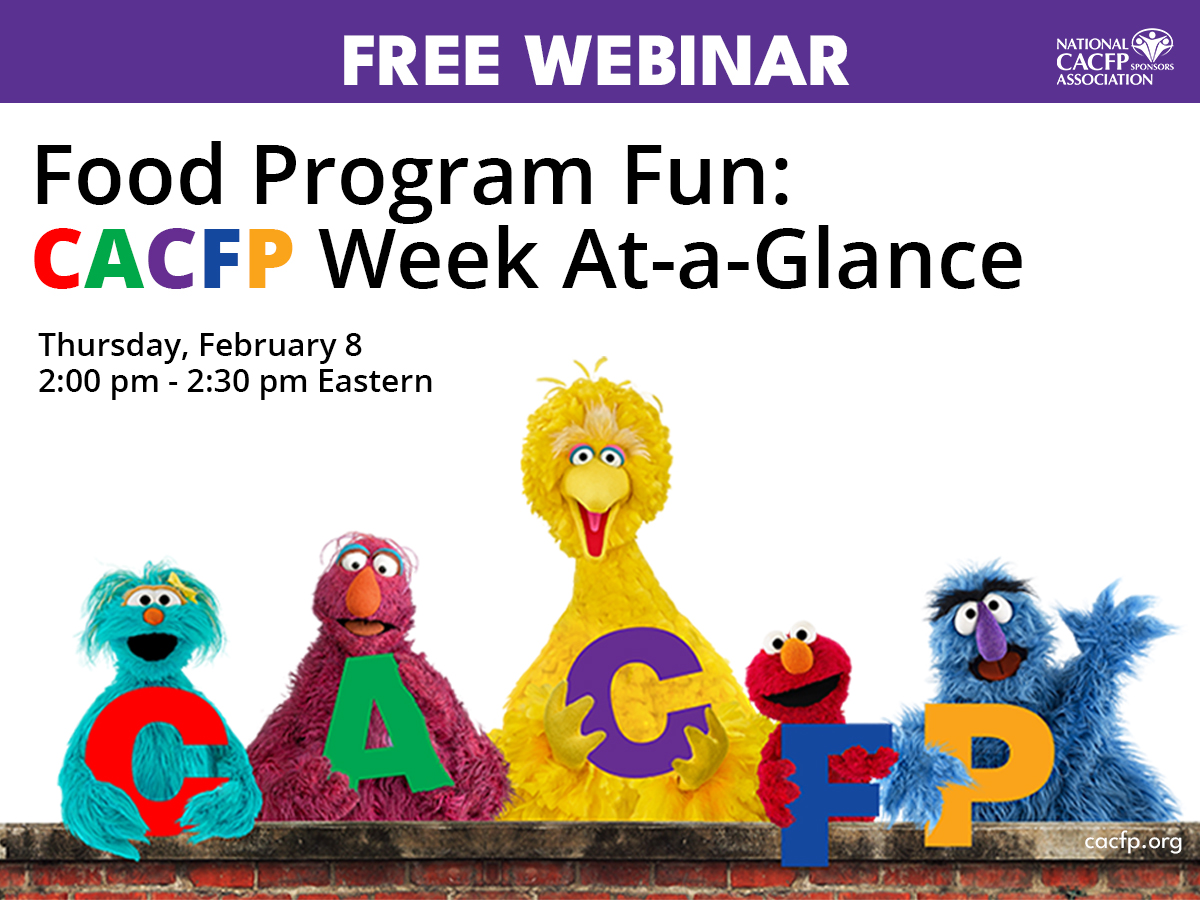 Upcoming Virtual Events - National CACFP Sponsors Association