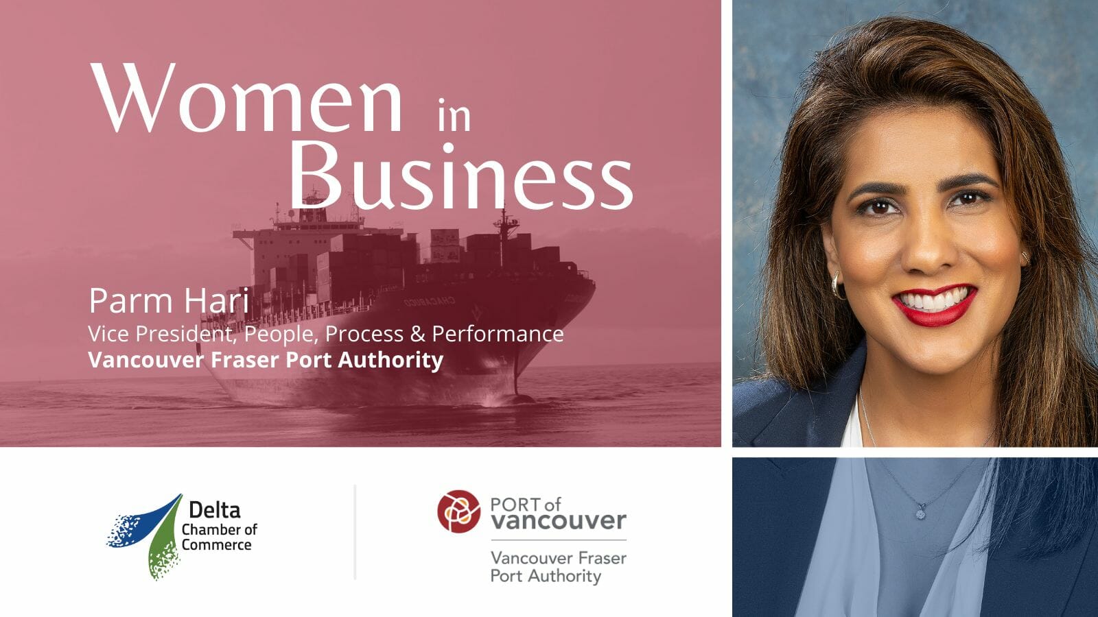 Women in Business: Parm Hari - Delta Chamber of Commerce - BC