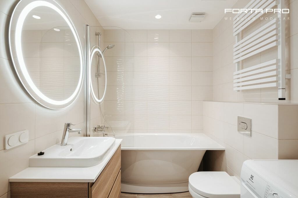 Modular Hotel Room Prototype from Forta PRO - Modular Building Institute