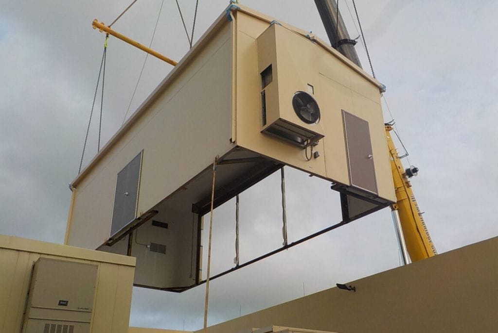 16’ x 37’ Welded Substation Enclosure - Modular Building Institute