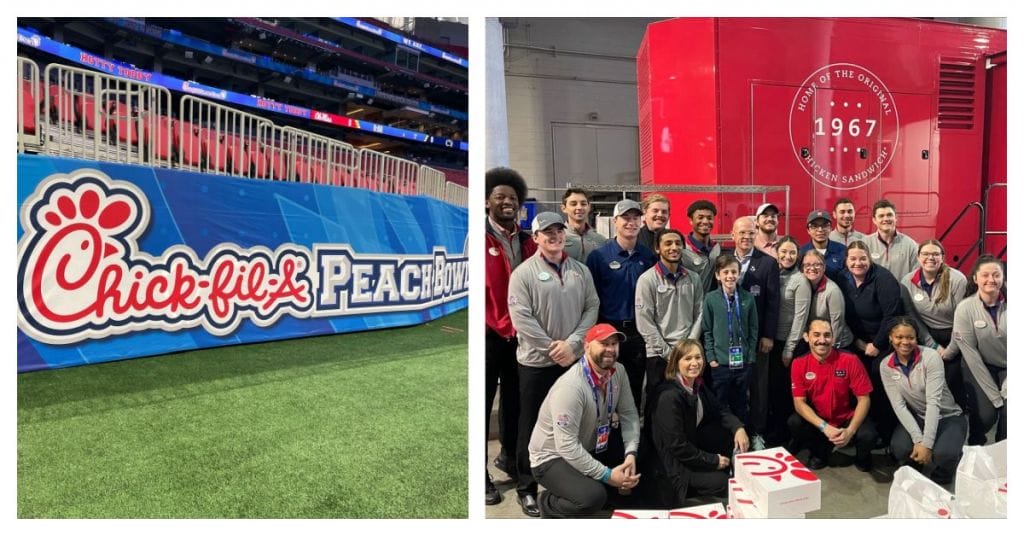 Chick-fil-A Staff Serves at Peach Bowl - Cumberland Valley Business ...