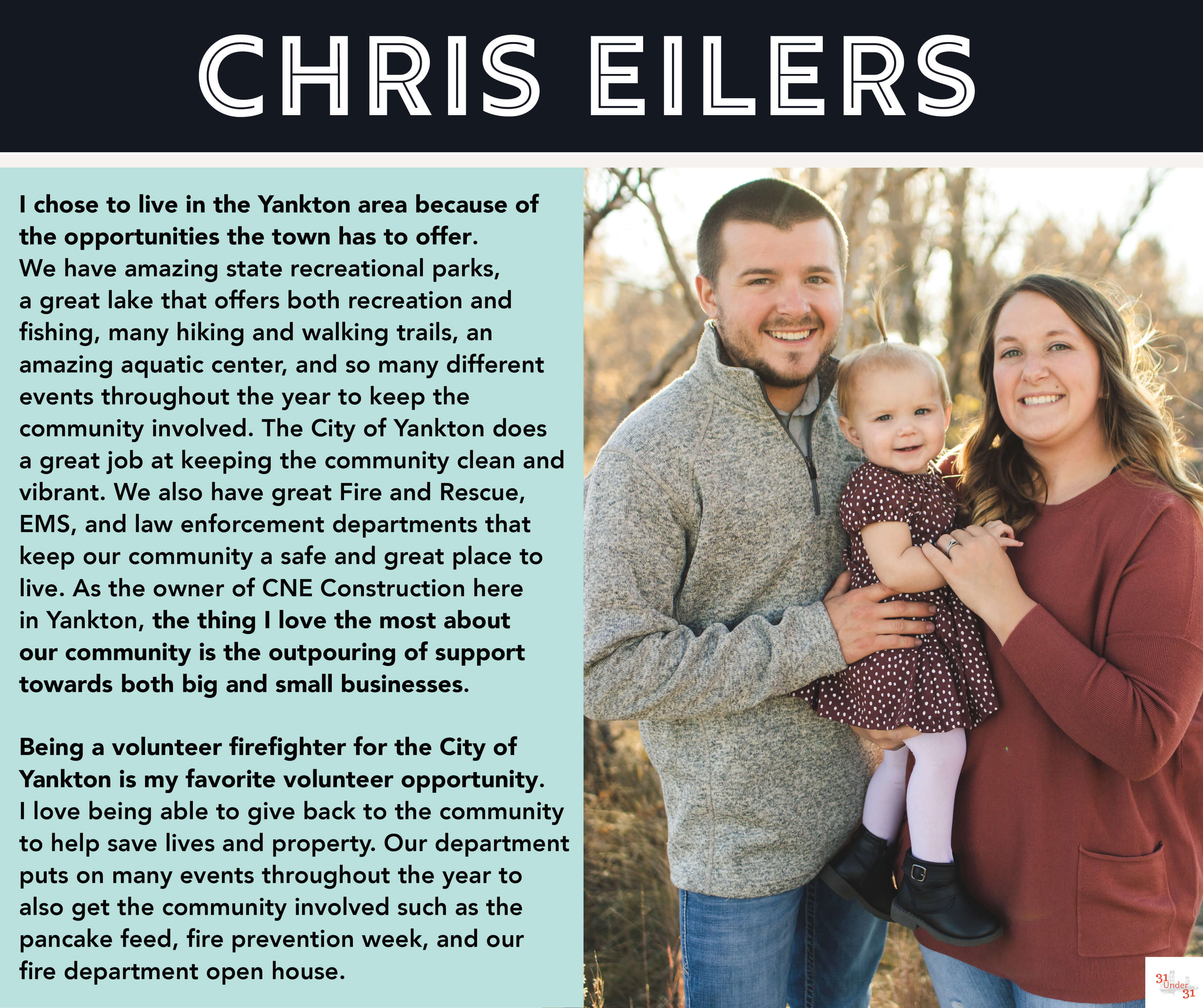 31 under 31 - 2024 edition - Yankton Thrive