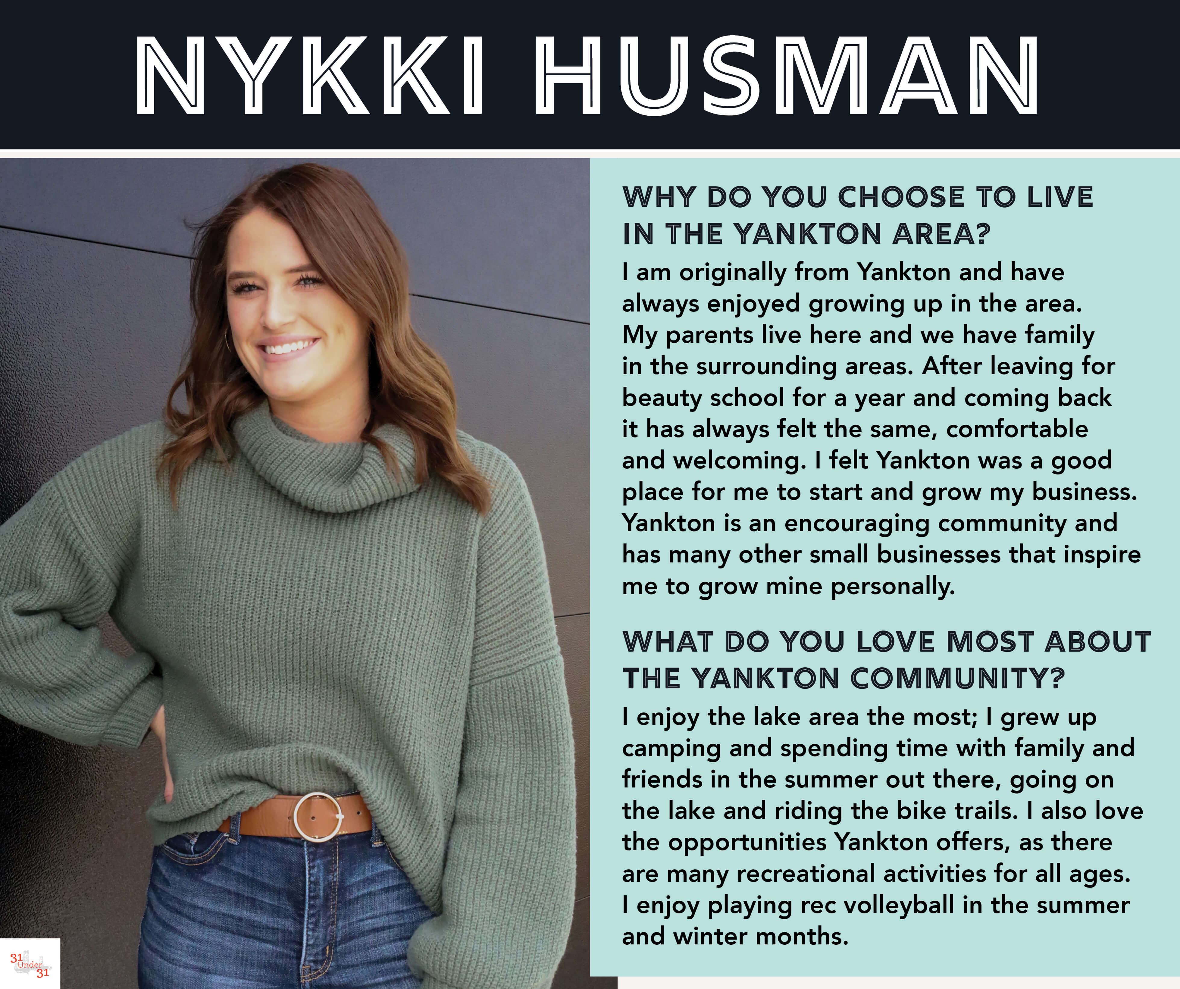 31 under 31 - 2024 edition - Yankton Thrive
