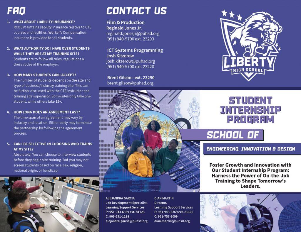 Liberty High School Internship Program - Menifee Valley Chamber of Commerce
