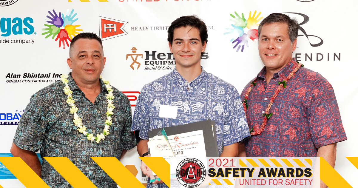 Safety Awards - General Contractors Association of Hawaii