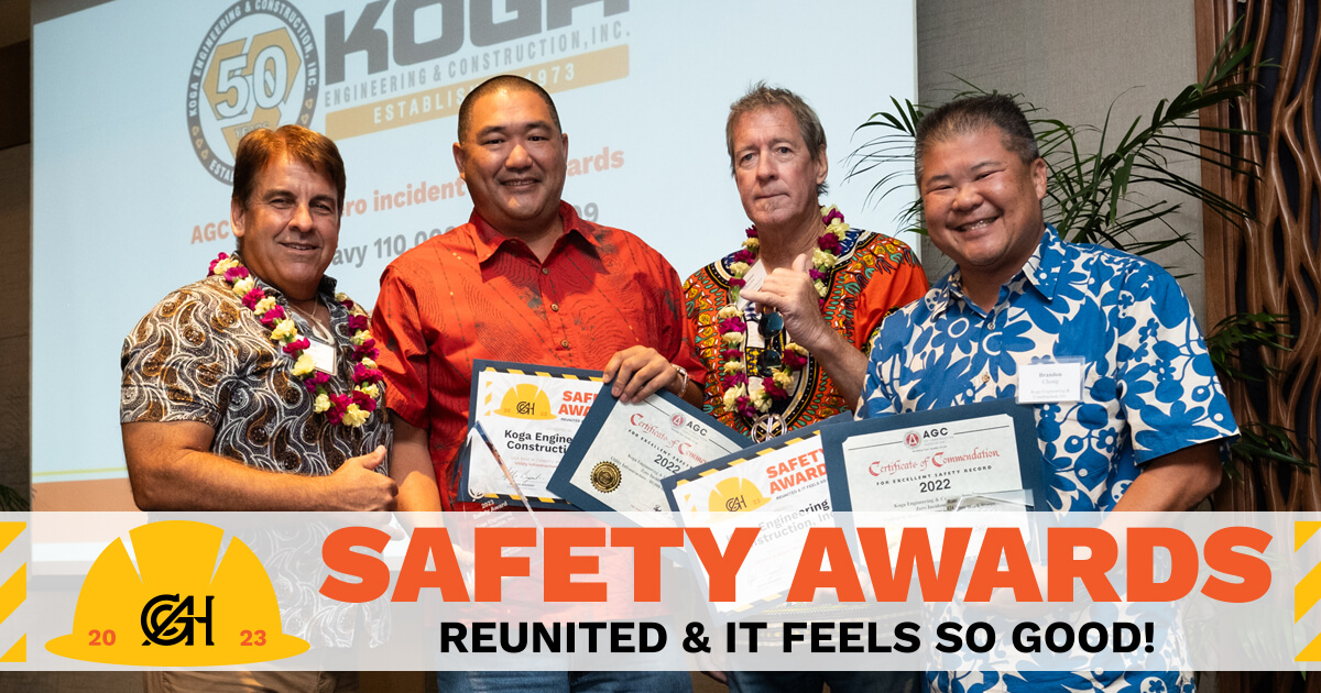 Safety Awards - General Contractors Association of Hawaii