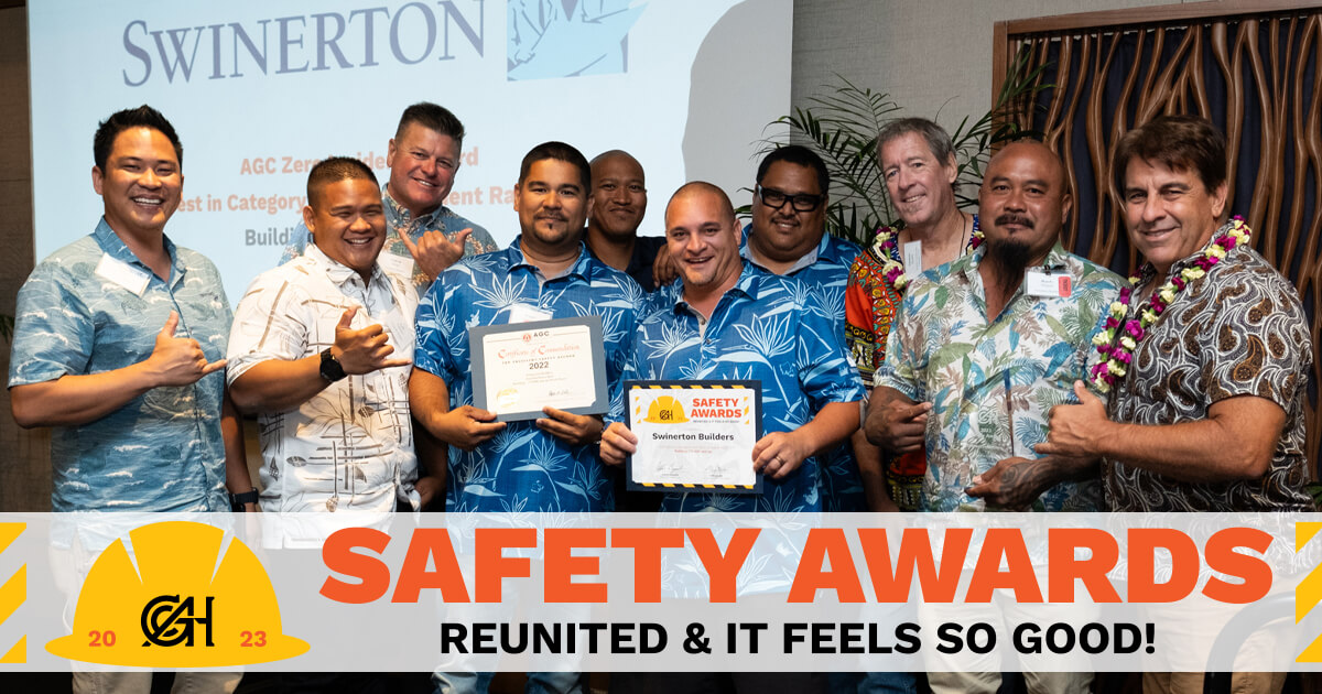 Safety Awards - General Contractors Association of Hawaii