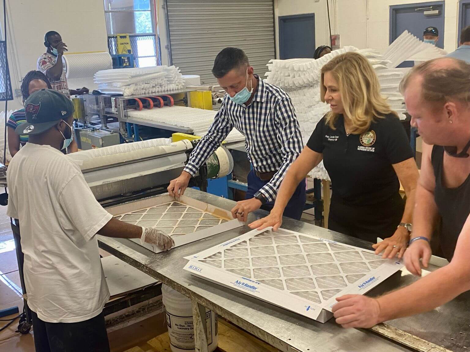 State Representative Linda Chaney visits and presents check to PARC ...