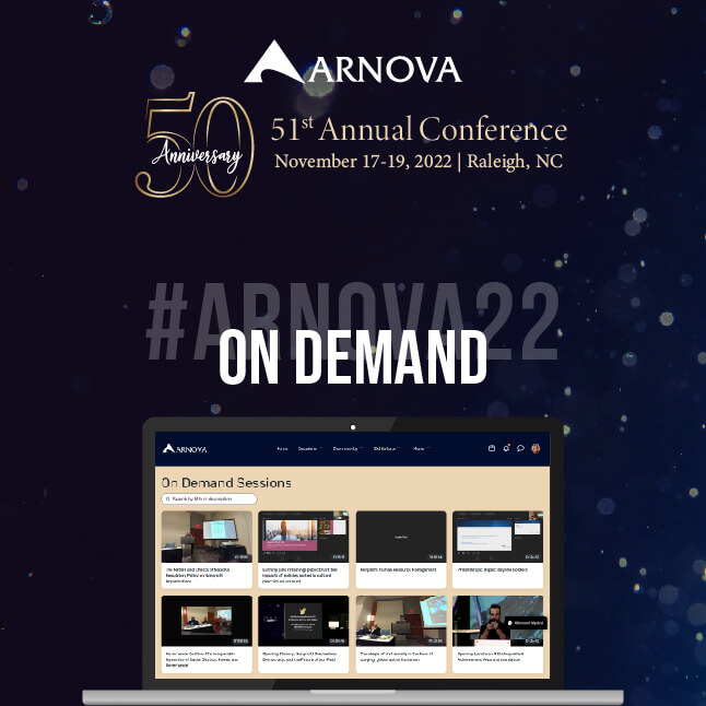 2022 Annual Conference - ARNOVA 2022 Annual Conference - ARNOVA