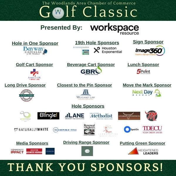 Annual Golf Classic - The Woodlands Area Chamber of Commerce