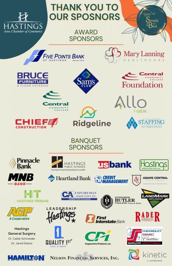 Annual Meeting Sponsorship - Hastings Area Chamber of Commerce - NE
