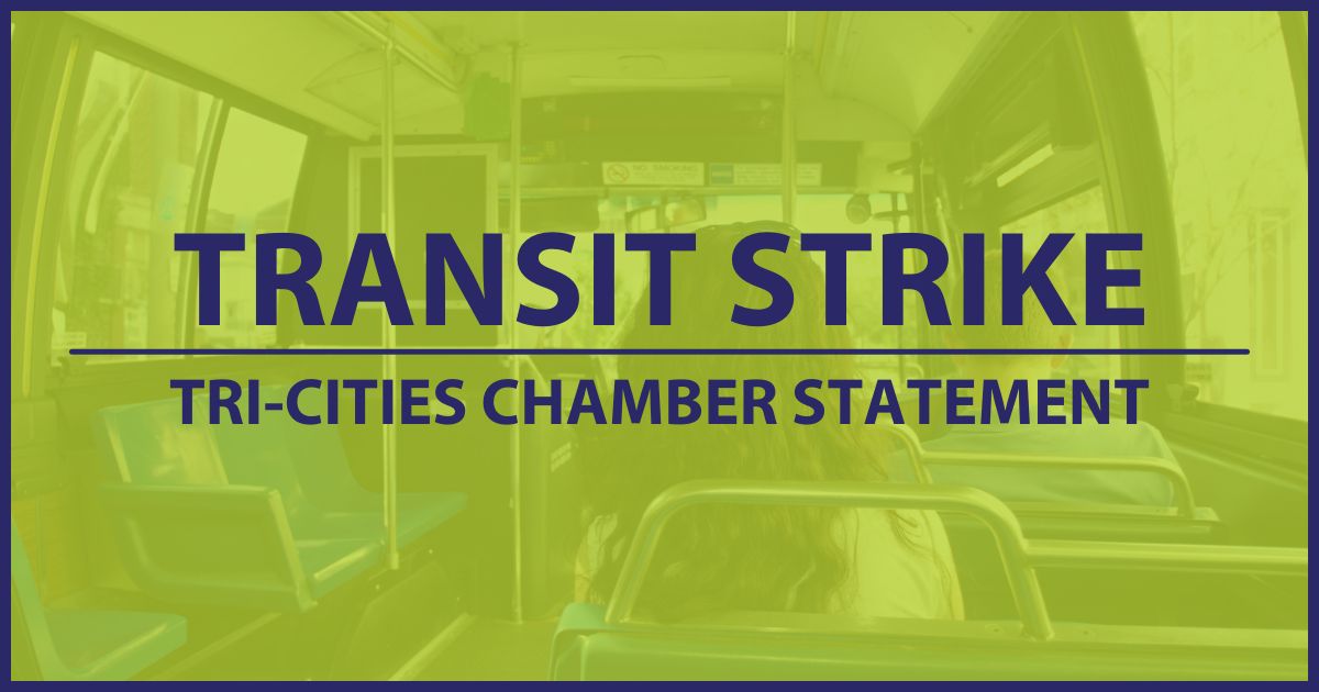 Tri-Cities Chamber calls for swift end to transit strike - Tri-Cities ...