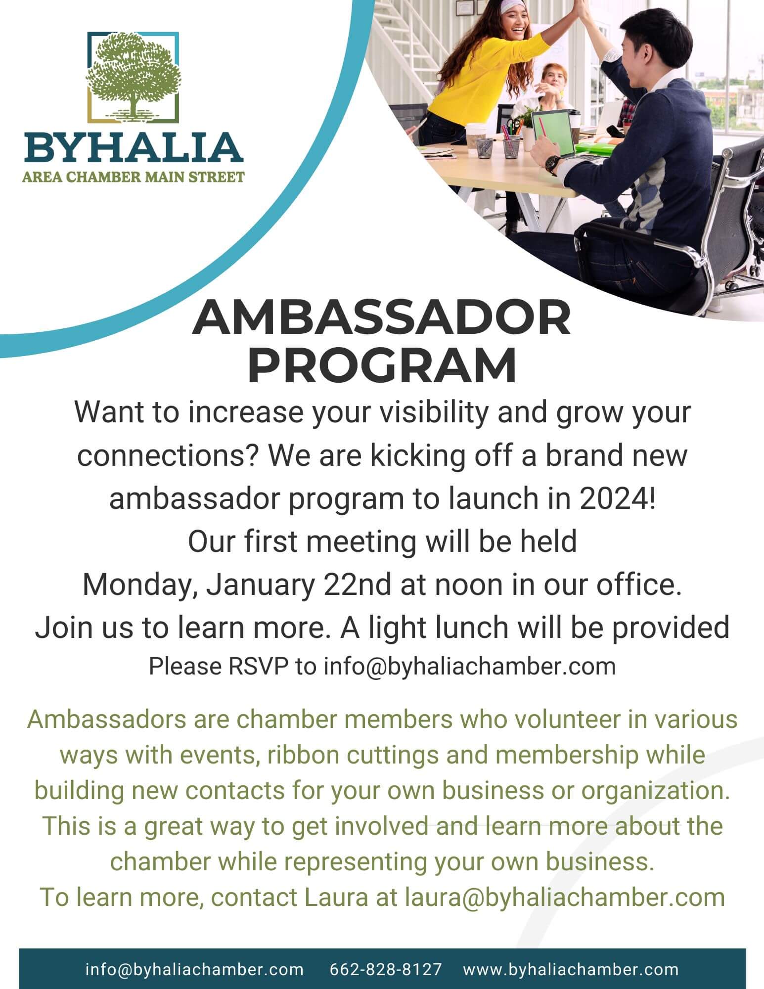 Volunteers/Ambassadors - Byhalia Area Chamber of Commerce