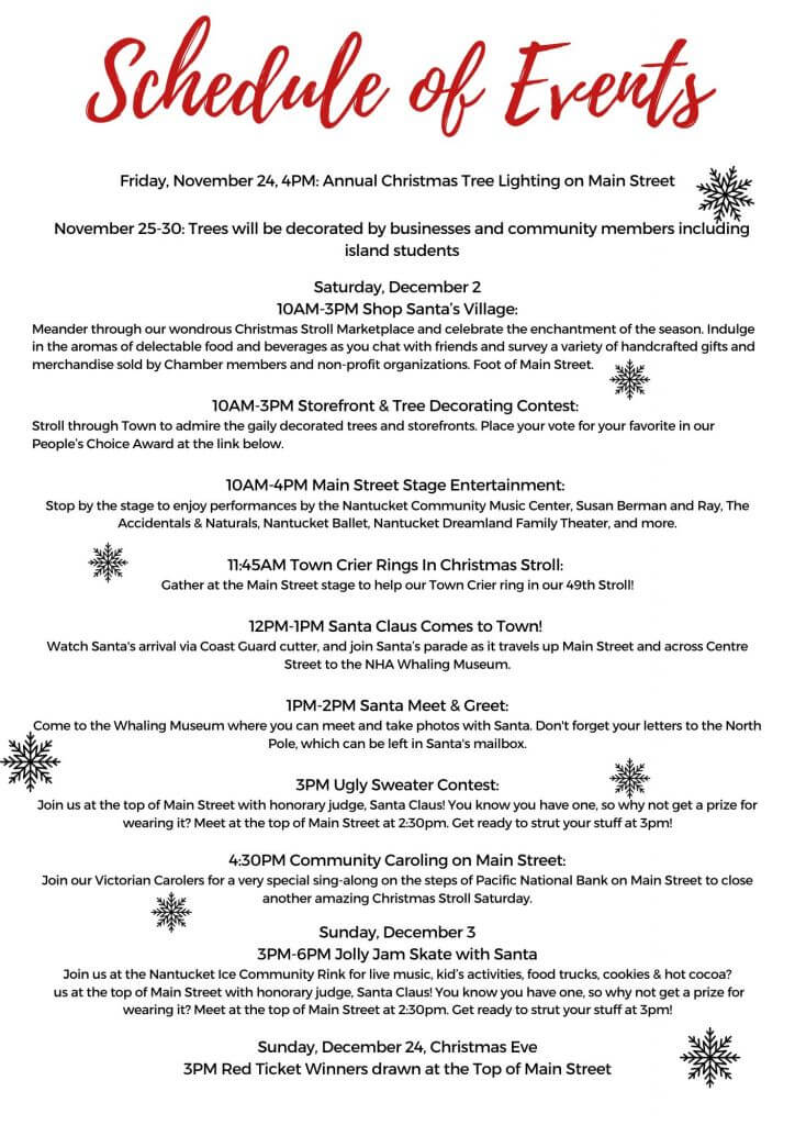 Christmas Stroll - Nantucket Island Chamber of Commerce