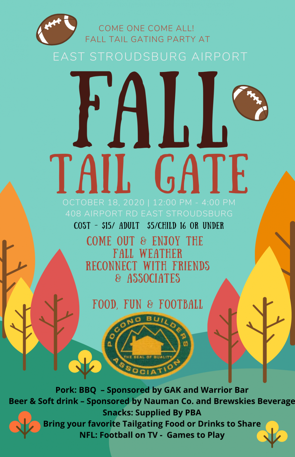 Fall Tailgate 2020 - Pocono Builder Association