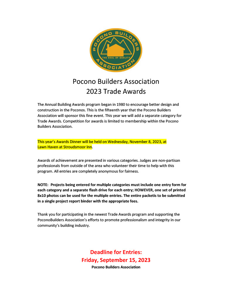 Home - Pocono Builder Association