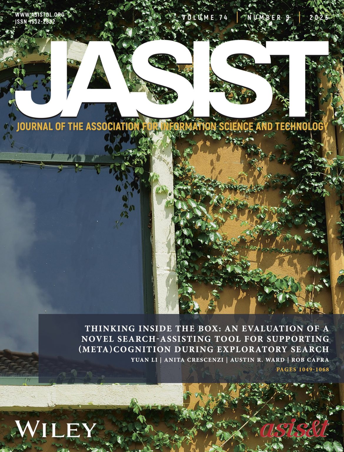 New from JASIST, September 2023 - Association for Information Science ...