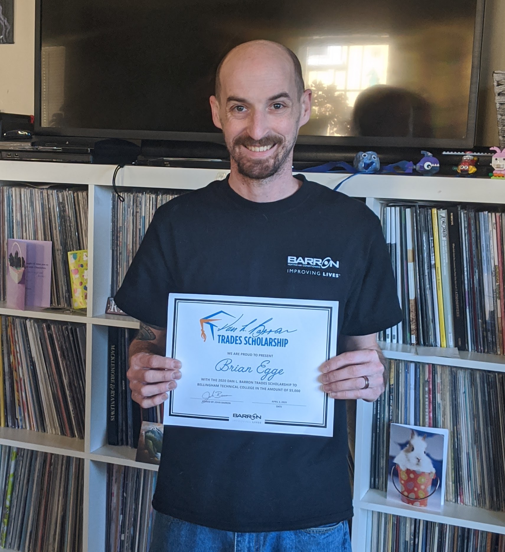 Barron Heating awards scholarships to 2 studying building trades at BTC ...